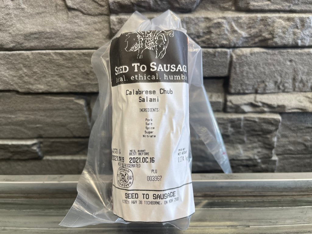 Calabrese Chub Salami — Pig & Olive Premium Meats
